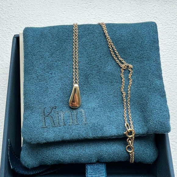 kinn studio | Jewelry | Kinn Studio Teardrop Necklace | Poshmark